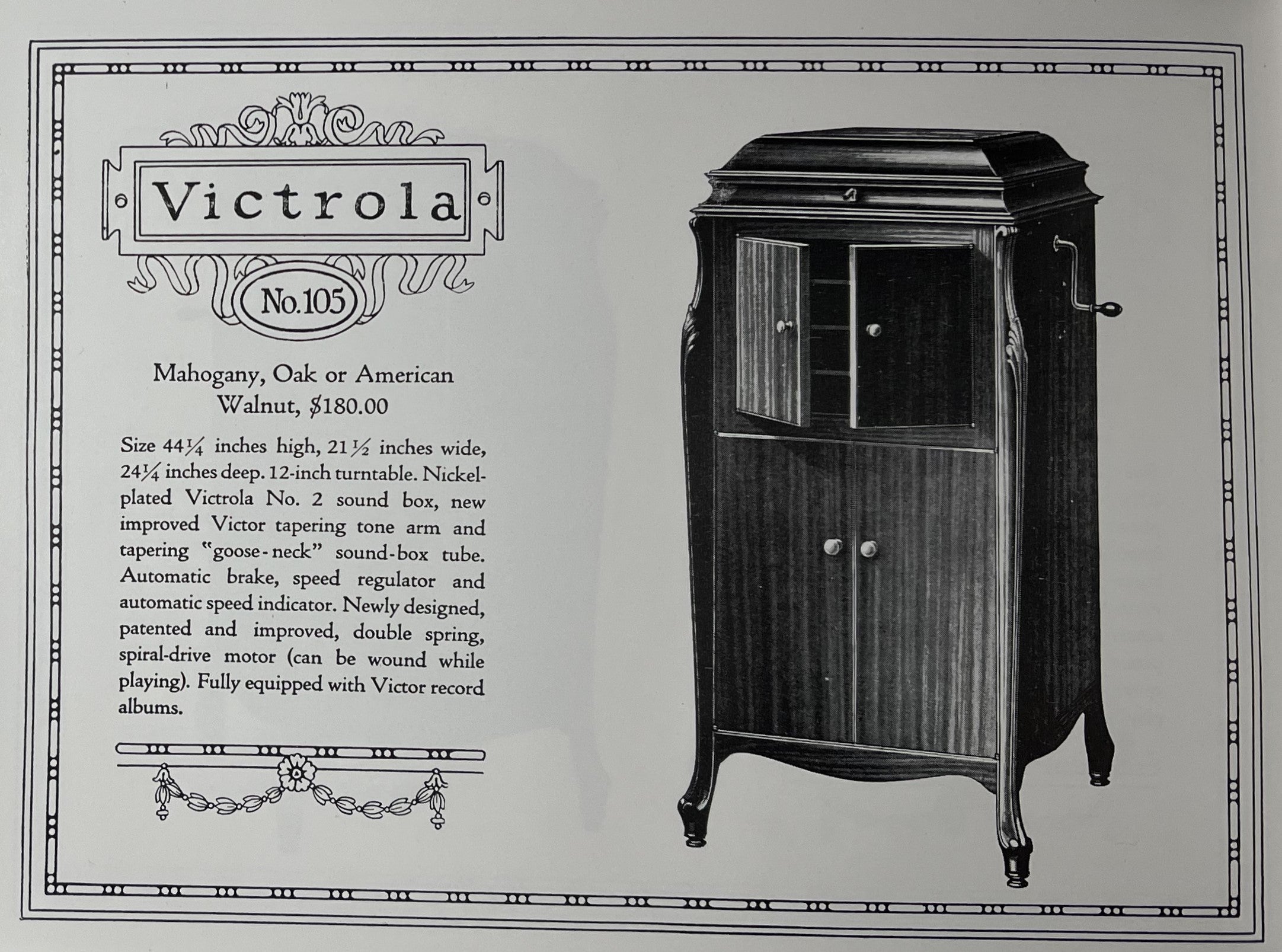 Victor 1923 Victrola Catalog (6483HTXA) - Reprint – The Phonograph Shop