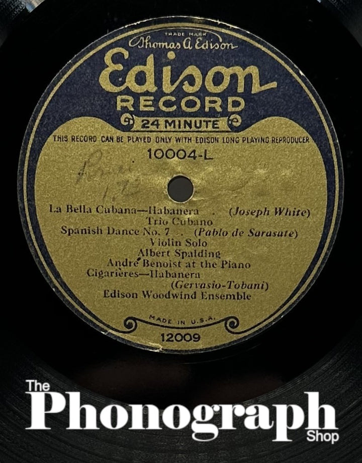 Edison Diamond Disc Records – The Phonograph Shop