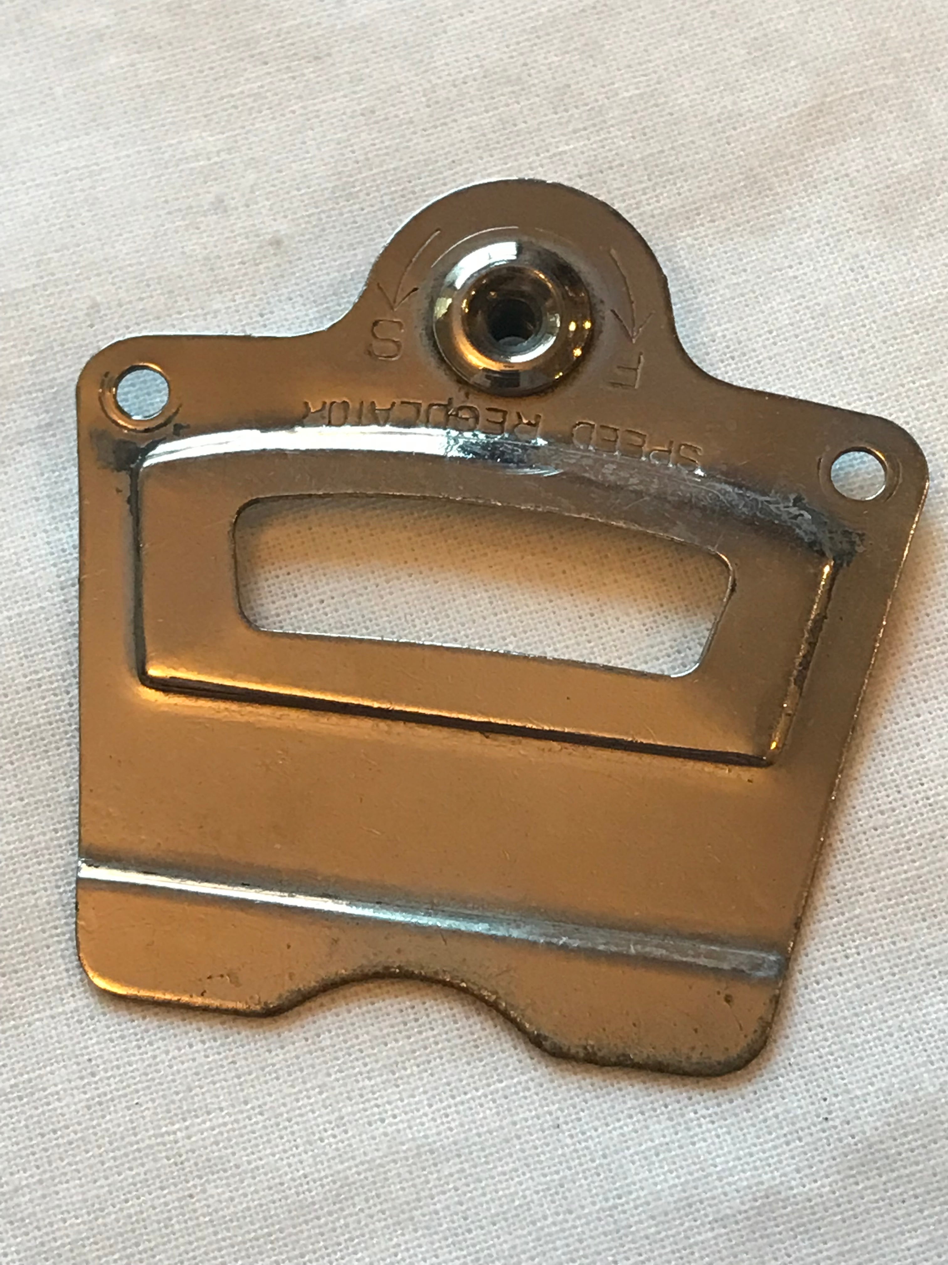 "Certified Original" Victor Speed Indicator and Regulating Plate - Gol ...